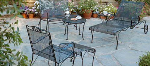 Classic wrought iron furniture Woodard furniture Baton Rouge