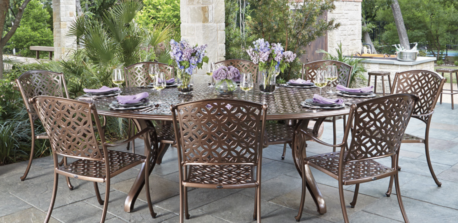 Aluminum Cast Outdoor Furnishings | Woodard Baton Rouge